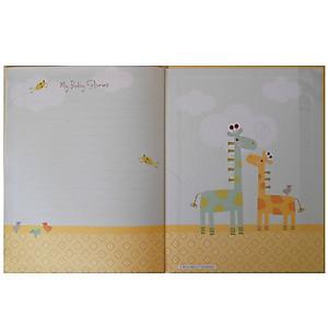 C.R. Gibson Stepping Stones "Baby's World" Baby's First Memory Book - Animals - Style May Vary