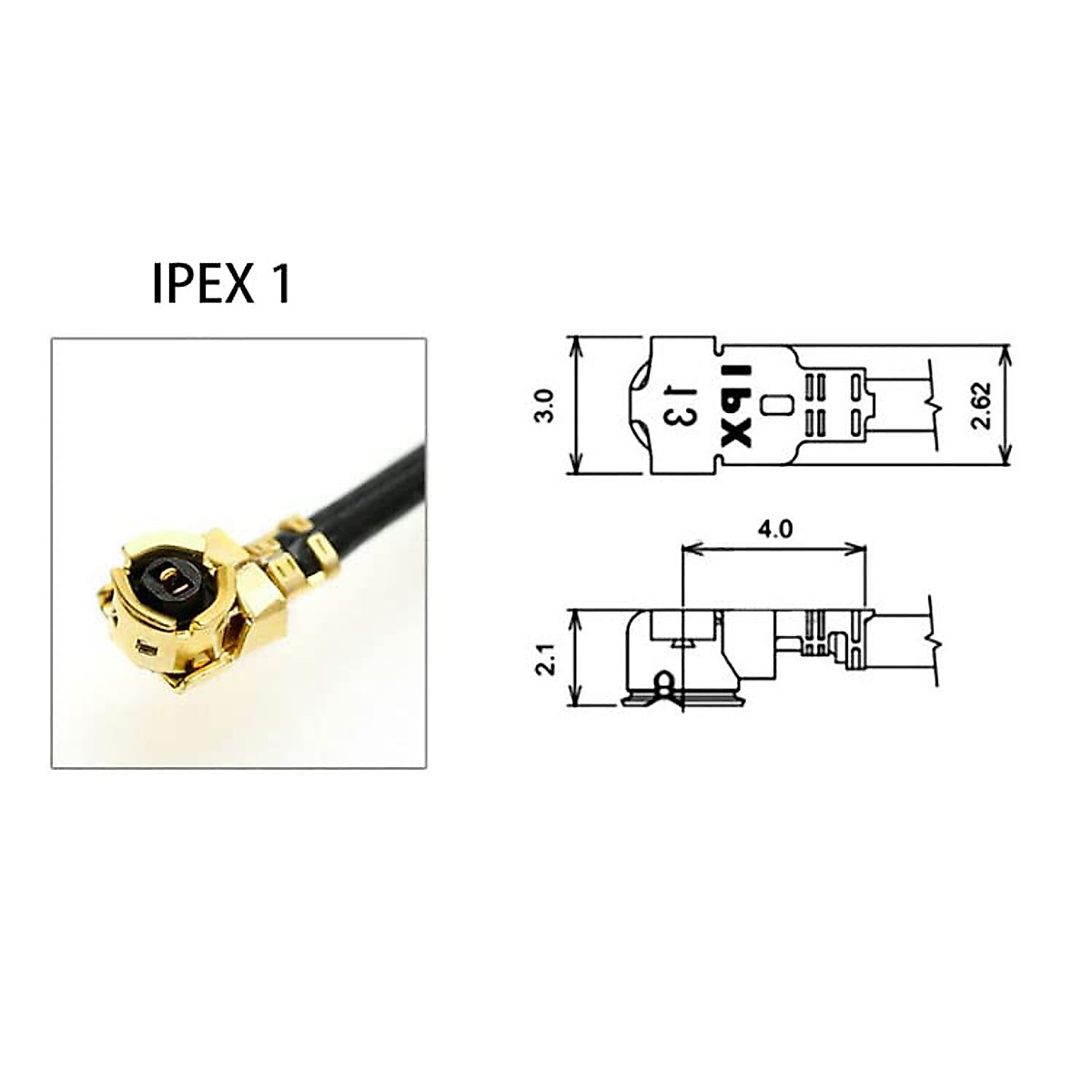 HiLetgo 5pcs IPX IPEX-1 U.FL to SMA Female Pigtail Antenna Wi-Fi Coaxial Low Loss Cable 6 inch (15cm)