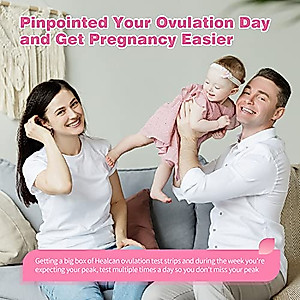 Ovulation Test Strips, HEAL-CHECK Ovulation Kits for Women, Bulk Ovulation Tests with Urine Cup, Extra-Wide 5mm LH Strips, Accurate Individually Wrapped Fertility Tests at Home,Pruebas de Ovulacion 25