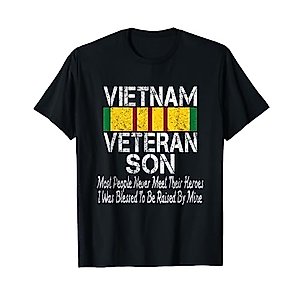 Vintage US Military Family Vietnam Veteran Son T-Shirt