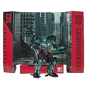 Transformers Toys Studio Series 58 Deluxe Class Dark of The Moon Movie Roadbuster Action Figure – Adults and Kids Ages 8 and Up, 4.5-inch