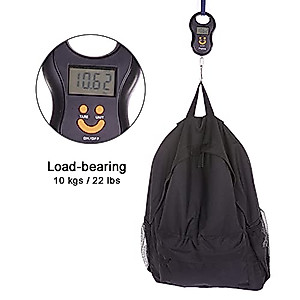 Light Backpack Blue Casual Daypack Classic Travel Foldable Simple Modern Lightweight Boys Middle School Minimalist Student Teens College Adult Men Cute