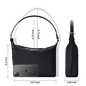 GM LIKKIE Shoulder Clutch Purse for Women, Small Top-Handle Y2K Classic Nylon Purse & Shoulder Handbag