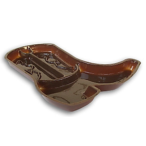 Party Supply Cowboy Boot Party Treats Tray - 10 x 12 x 1 Inches, Red, 10.5 Inch
