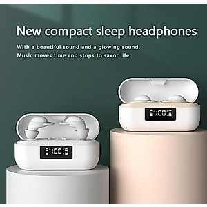 Xmenha Smallest Invisible Sleep Earbuds for Side Sleepers Small Earplug Headphones Bluetooth Earplugs for Work Tiny Mini Sleep Buds Noise Cancelling Wireless Hidden Earbuds Sleeping Small Ear Canals