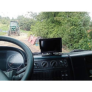 7 inch Car Monitor HUINETUL 12V 24V HD TFT Color LCD Backup Car Display Screen Monitor for Car Truck Caravan Camera/DVD/Satellite Receiver 1024x600p Fit AHD/NTSC/PAL