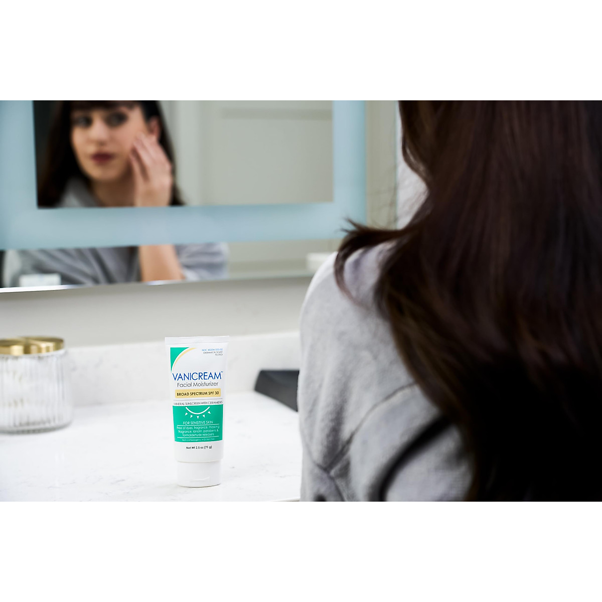 Vanicream Facial Moisturizer with SPF 30 - Mineral Sunscreen - 2.5fl oz - Formulated Without Common Irritants for Those with Sensitive Skin