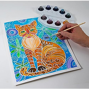 Sentosphère Aquarellum Cats Watercolor Painting Kit