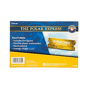Lionel Warner Brothers The Polar Express Five Piece Miniature Elves Figure Pack Model Train Accessory (683185)