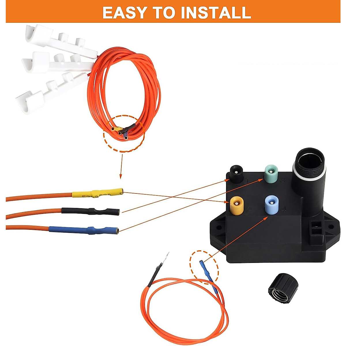 66354 69308 Igniter Kit Replacement for Weber GS4 Genesis II Grill Parts Ignition for Weber GS4 Genesis 2 E315, 2 S310, II S315, II SE-310, II SE-315, II CE-310, II CSE-315, II CSS-315, 2 E-310 Grills