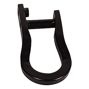 EGOESWELL 84072463 Tow Hooks with Mounting Bolts Black Color Left Right Front Lower Side New 2PCS