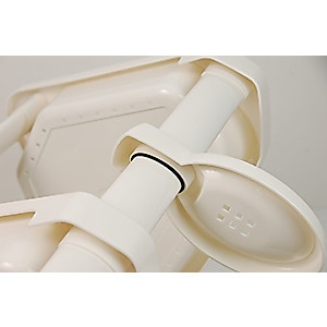 Tenby Living Corner Shower Caddy - 3 Shelf Shower Organizer Caddie with Movab.