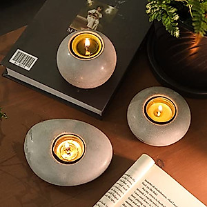 LET'S RESIN Tealight Candle Holder Resin Molds Silicone,3Pcs Tea Light Candle Holder Silicone Molds for Resin,Plaster,Cement Concrete,Resin Epoxy Molds Silicone for DIY Home Décor,Great for Beginners