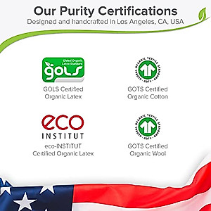 Eco Terra | Natural Latex | Luxury Hybrid Mattress | Medium Firm Mattress with Encased Coil Spring | King