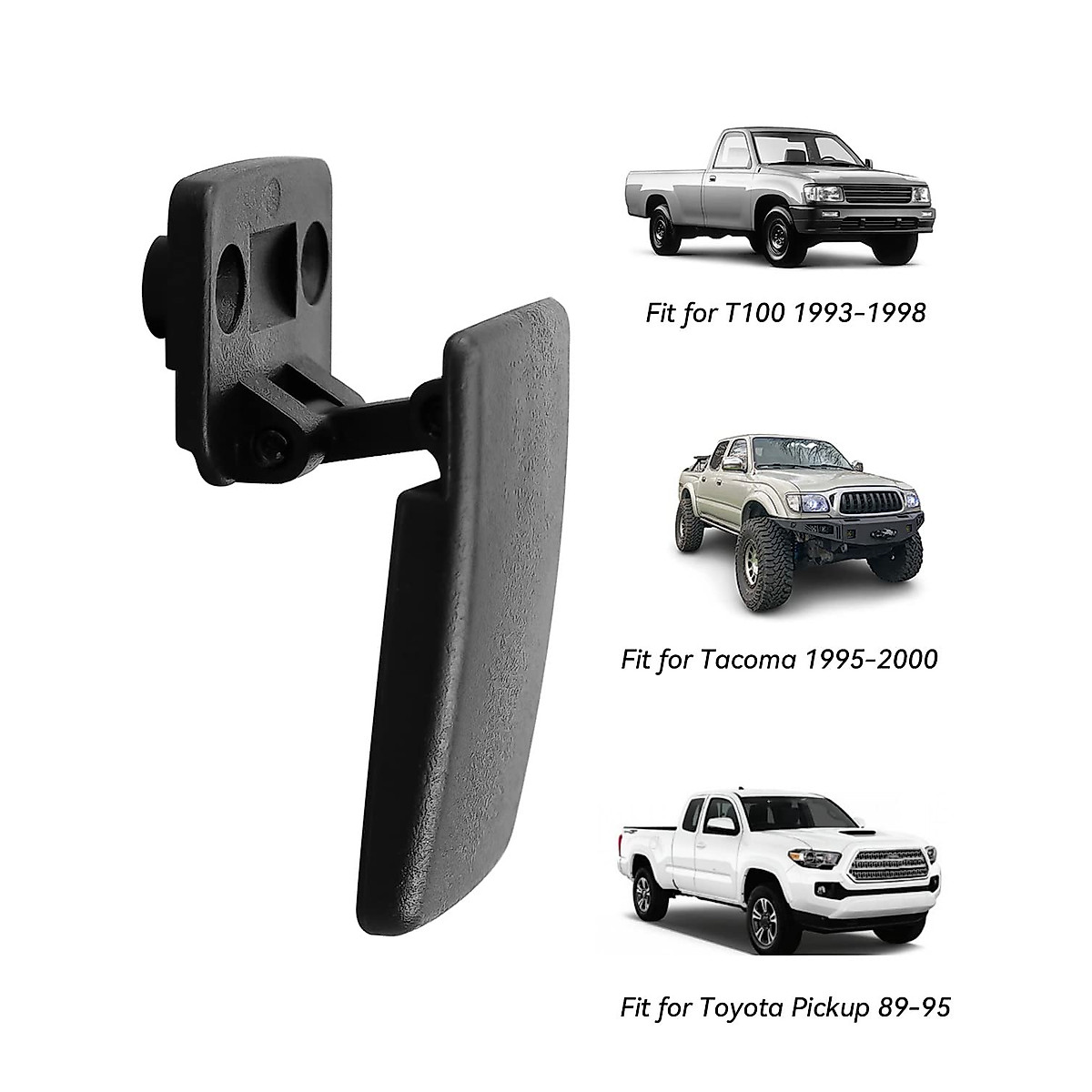 Rear Slider Sliding Window Latch Lock Fit for Toyota Pickup T100 Tacoma 1989-2000 Replace 69370-35010