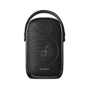 Soundcore Trance Go Outdoor Bluetooth Speaker with BassUp Technology, Sync 100+ Speakers, 24H Playtime, Waterproof, Custom EQ, App (Renewed)