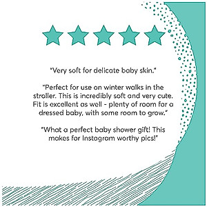 GUND Baby Oh So Snuggly Hippo Blanket Wrap, Plush Hooded Baby Blanket Wrap for Newborns, Blue/Cream, 26”