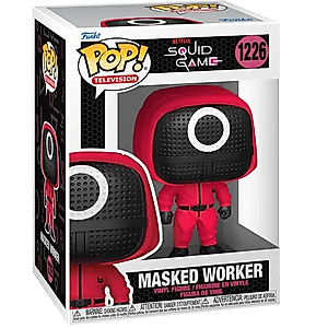 [Squid] Game - Masked Worker Funko Pop! Vinyl Figure (Bundled with Compatible Pop Box Protector Case)_AB