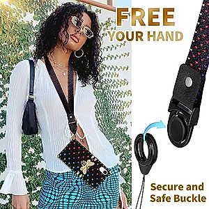 Loheckle for Square iPhone XR Case, Designer Retro Luxury Cases for Women with Ring Stand Holder and Lanyard, Stylish Bee Cute Cover for iPhone XR 6.1 Inch