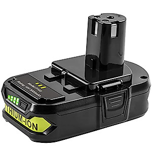ARyee 3000mAh P102 18V Lithium Battery Replacement for 18Volt Ryobi Tools ONE+ P100 P103 P104 P105 P107 P108 P109 P190 (1)