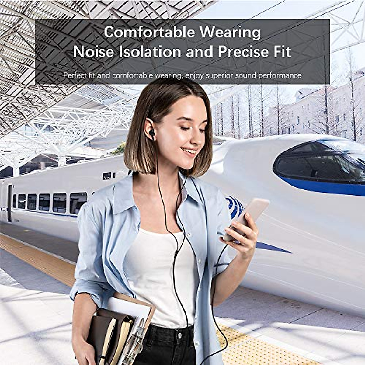 COOYA USB C Earbuds & in-Ear Headphones with Microphone,Magnetic USB C Headphone for Samsung Galaxy S23 S22 Ultra S21 S20 A53 A54 Note 20 10 DAC Type C Earphone for iPad Pro Air Pixel 7 6 OnePlus 11 9