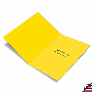 NobleWorks - 1 Large Happy Birthday Card with Envelope (8.5 x 11 Inch) - Funny Cartoon Humor (Buyer Discretion Advised) - I'm Sexy J8312BDG