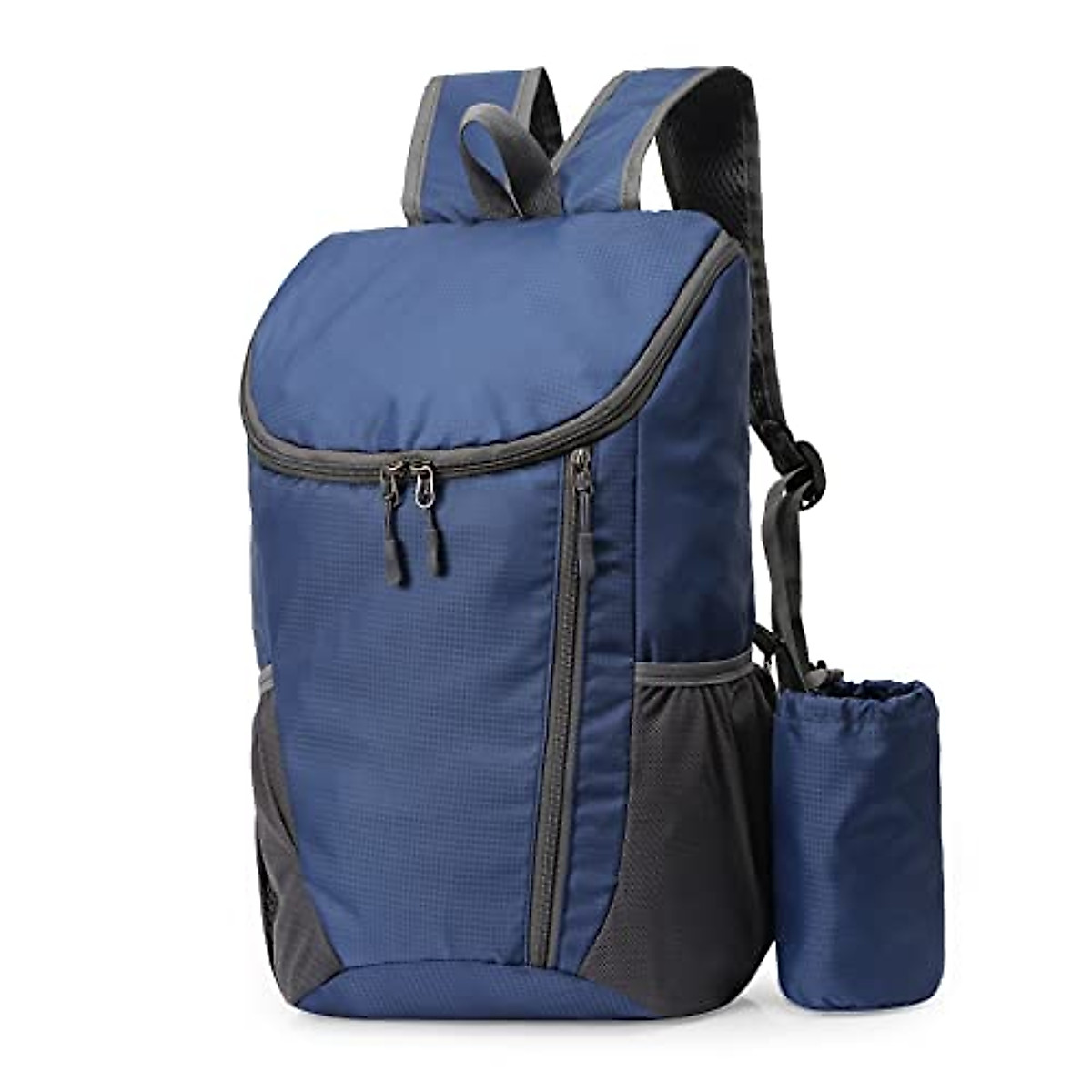 KEYDUACU Unisex foldable backpack portable backpack hiking travel backpack wear-resistant waterproof backpack outdoor sports backpack(blue)