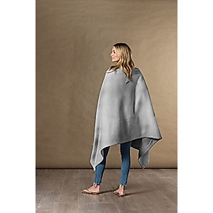 MV Sport Sweatshirt Blanket – Lightweight Blanket – Fleece Knit Blanket (Heather)