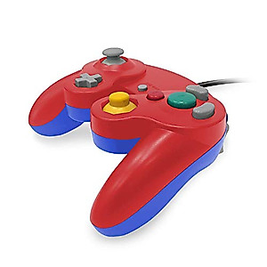 Old Skool GameCube/Wii Compatible Controller - Red/Blue Special Edition