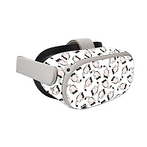 MightySkins Skin Compatible with Oculus Quest 2 - Raining Cats | Protective, Durable, and Unique Vinyl Decal wrap Cover | Easy to Apply, Remove, and Change Styles | Made in The USA, OCQU2-Raining Cats