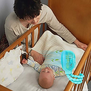 Car Seat Fans for Backseat Baby, Rechargeable Baby Stroller Fan for Baby Rear Facing Car Seat Home Travelling Outside