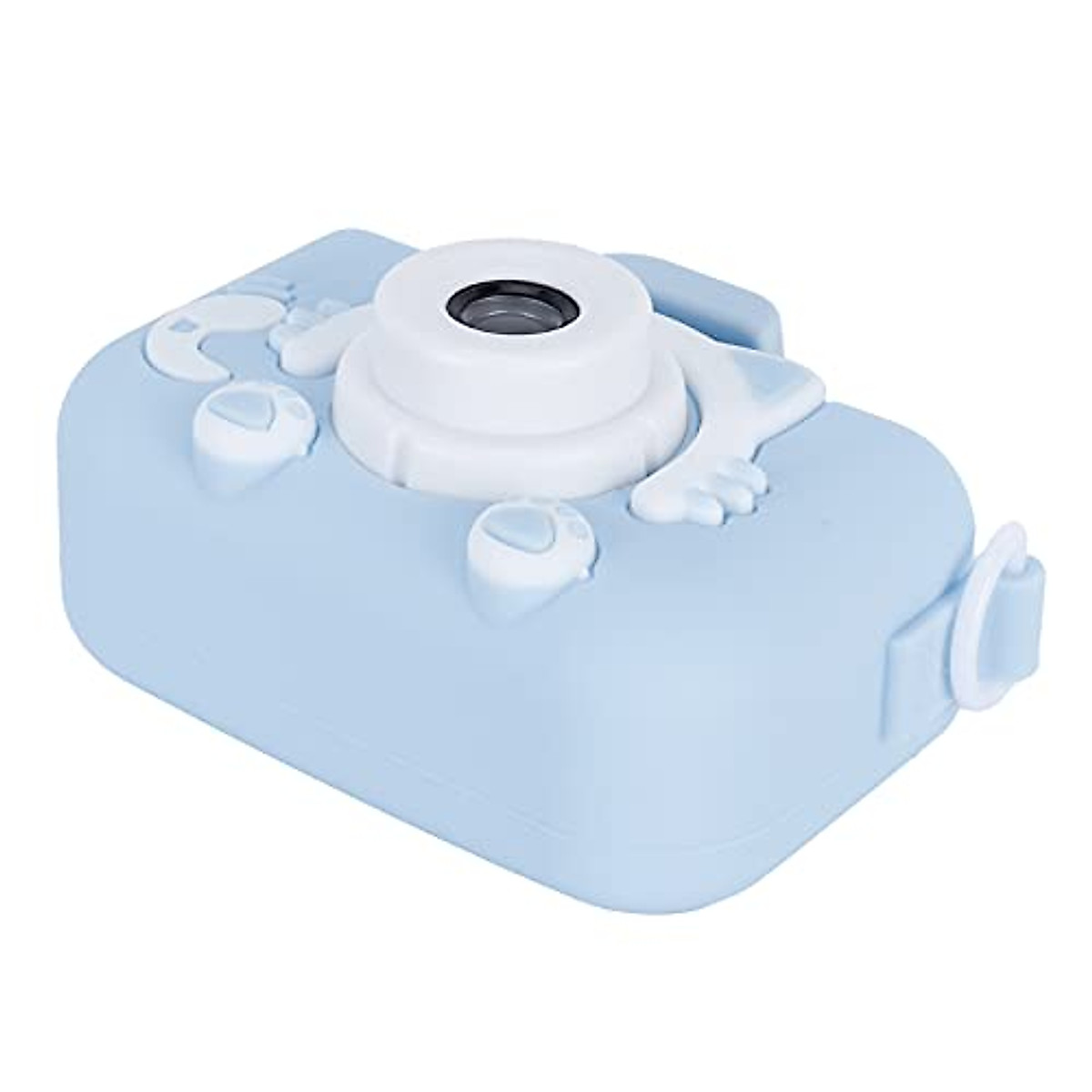 070 Camera Children Camera Portable 40MP Cartoon Cat Photograph Camera with Puzzle Games Birthday Gifts for Kids Children (Blue)