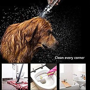 Nosame® Shower Head Ⅲ，High Pressure Water Saving 3 Mode with ON/Off Pause Function Spray Filter Filtration RV Handheld Showerheads 1.6 GPM for Dry Skin & Hair Spa