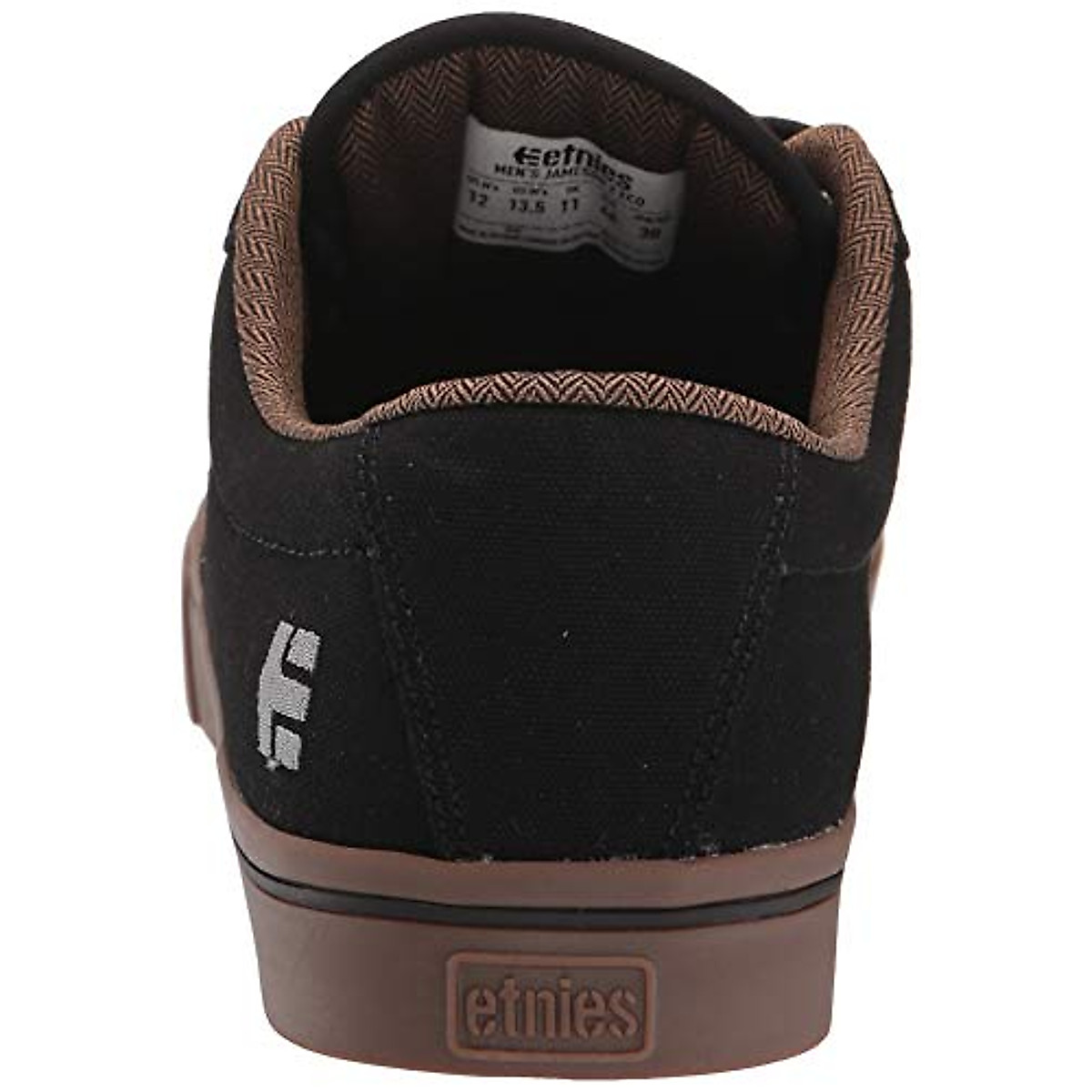 Etnies Men's Jameson 2 Eco Skate Shoe, Black/Charcoal/Gum, 11
