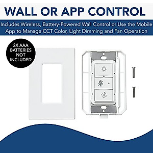 Broan-NuTone VC110CCT Sensonic Alexa Voice Controlled Smart Exhaust Fan with Dimmable LED Light and Bluetooth Speakers, 110 CFM