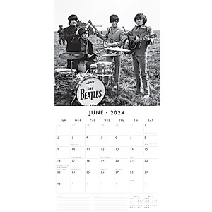 2024 The Beatles Wall Calendar by Red Robin, 12 x 12