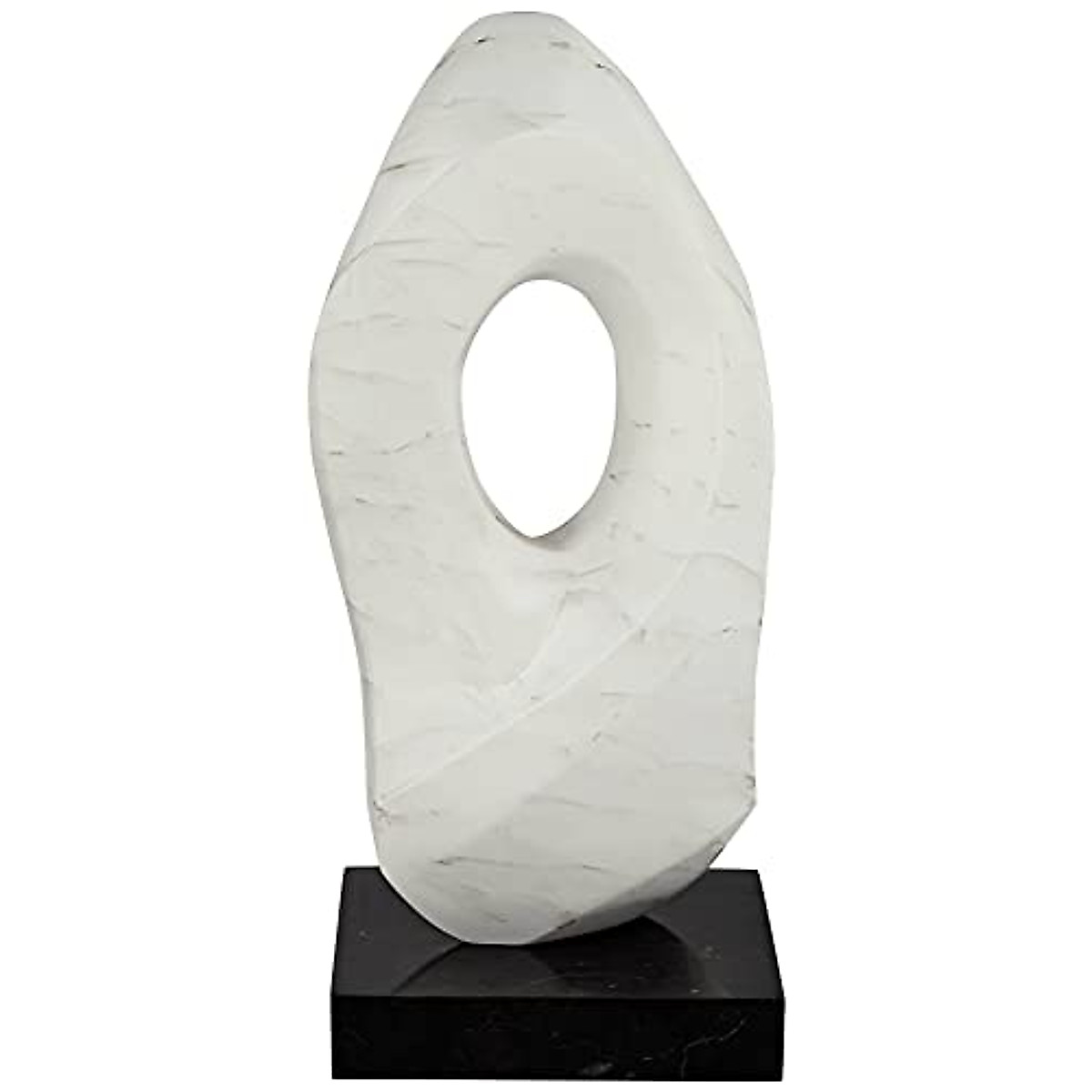 Studio 55D Kentwell 13 3/4" High Painted White Sculpture