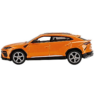 Lambo Urus Arancio Borealis Orange Met w/Sunroof Limited Edition to 2400 Pieces Worldwide 1/64 Diecast Model Car by True Scale Miniatures MGT00360