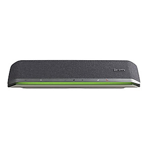Plantronics Poly - Sync 60 Smart Speakerphone for Conference Rooms Connect to PC/Mac via Combined USB-A/USB-C Cable, Smartphones via Bluetooth - Works with Teams, Zoom (Certified) & More