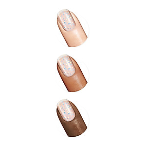 Sally Hansen Insta-Dri®,Twinkle Twinkle, Quick Dry, Long Lasting, Streak-Free Shine, White Glitter Nail Polish