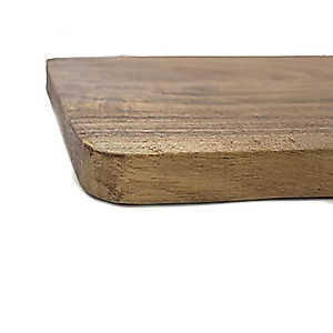 WOODLERY Wood Cutting Board for Meat Bread Serving Board Charcuterie Board Cutting Board (Beige_13x7")