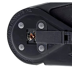 IDEAL INDUSTRIES INC. C24 Four-Way Crimp Tool – Spring Loaded, Fingertip Adjustment Wire Crimper for Two Connector Sizes