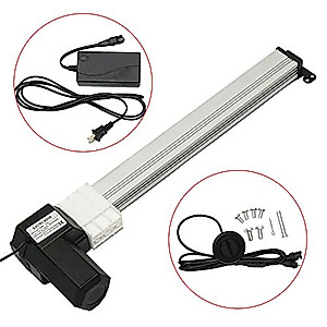 LOYALHEARTDY Power Recliner Electric Recliner Motor Actuator Replacement Kit Power Recliner Motor Lift Chair Actuator Stroke Length 330mm 24V DC Max Push/Pull 6000N