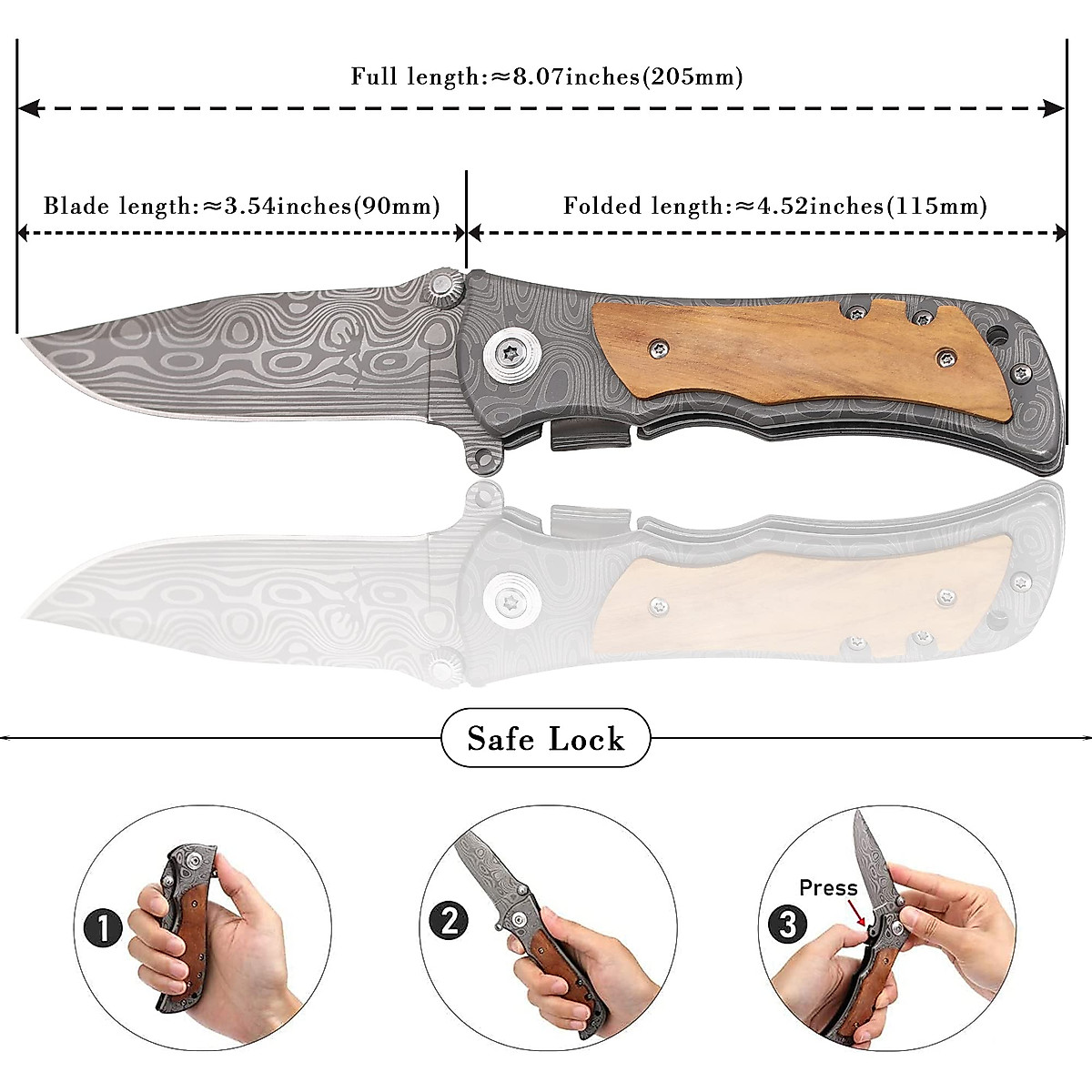 Corfara Engraved Tactical Assisted Opening Pocket Knife, Gifts for Men Anniversary, Valentines Day Gifts for Him, Personalized Husband Gifts, Boyfriend Birthday Gifts, Love You Gifts