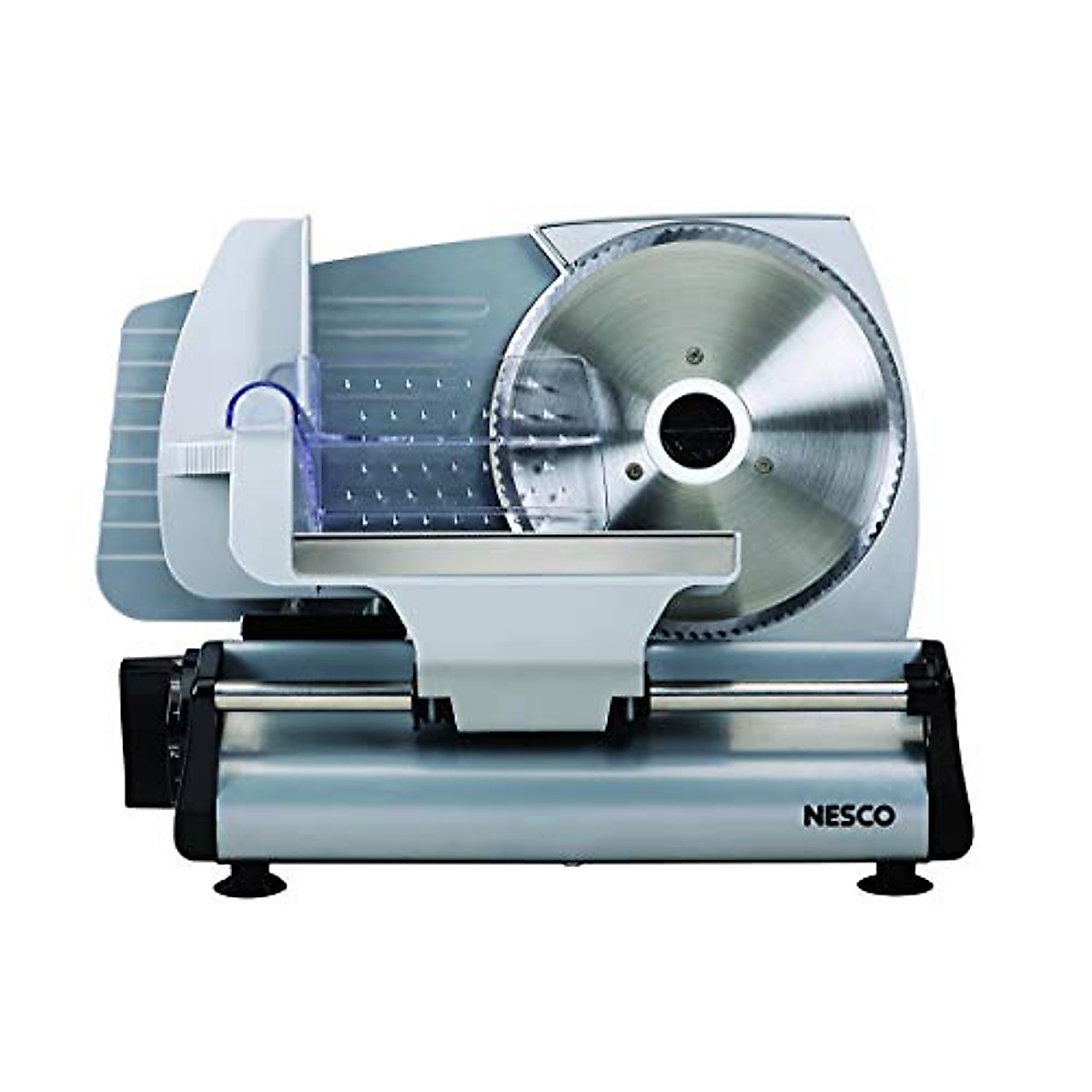 NESCO FS-200, Food Slicer, Gray, Aluminum with 7.5 inch Stainless Steel Blade, 180 watts, One Size
