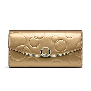 SXBCyan Coin Purse Card Holder Women's Wallet RFID Atmosphere Multi-functional Fashion Simple