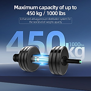 MASTERY MART Office Chair Gas Lift Cylinder Replacement, Heavy Duty 450LBs/204KGs, Universal Size Fits Most Office Chair and Swivel Chair, 4'' Length Extension (Matte Black)