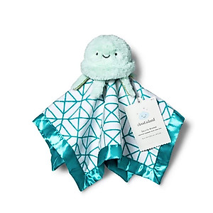 Cloud Island Security Blanket Turquoise Octopus