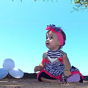 Teething Bibs Baby Bibs Bandana Drool Bib with BPA-Free Silicone Teether for Boys & Girls, Babies & Toddlers by Giftty (5-Pack)