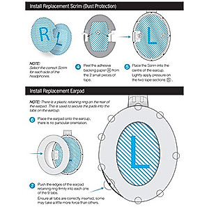 Replacement Earpads for Bose QuietComfort QC 15 25 35 Premium Ear Pads QC15 QC25 QC35 AE2 & SoundLink, Memory Foam, Soft & Long Lasting by Brainwavz